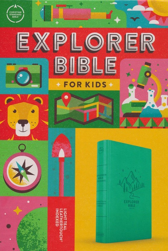CSB Explorer Bible for Kids Mountain Light Teal — One Stone Biblical ...