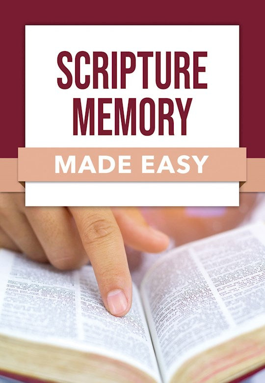 Scripture Memory Made Easy — One Stone Biblical Resources