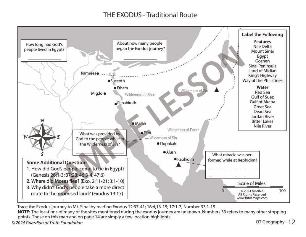 Old Testament Geography — One Stone Biblical Resources
