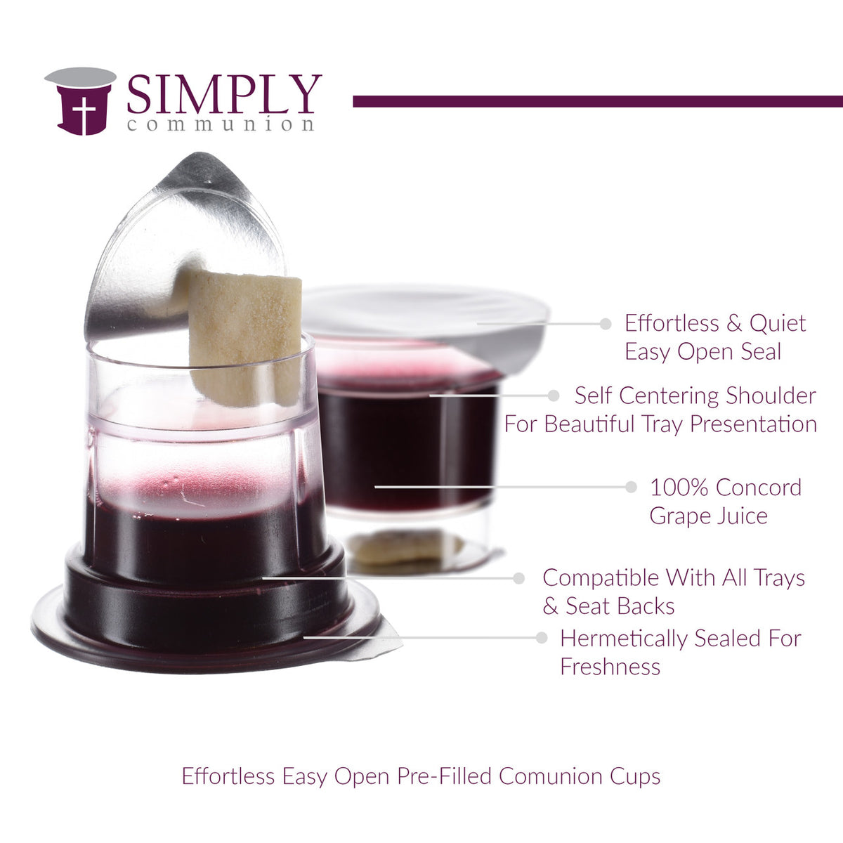 Simply Communion Pre-Filled Communion Cups Multipack — One Stone ...