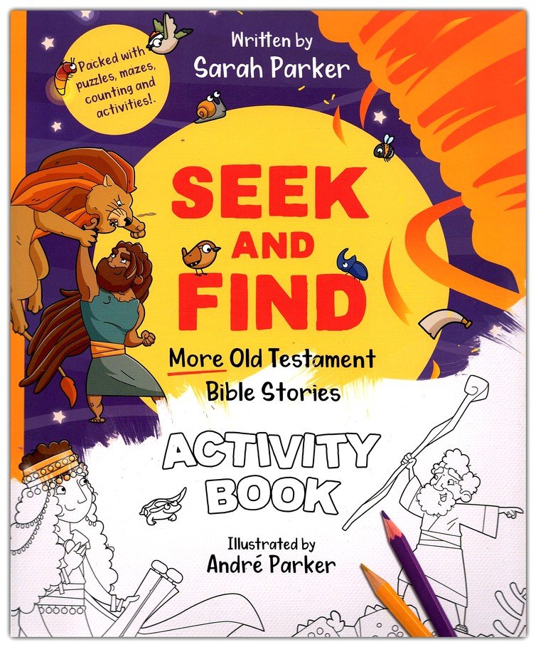 Seek and Find: More Old Testament Bible Stories Activity Book — One ...