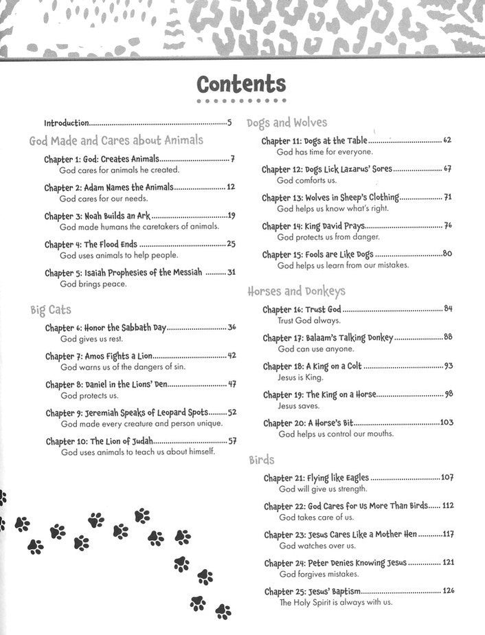 Top 50 Bible Lesson with God's Amazing Animals — One Stone Biblical ...