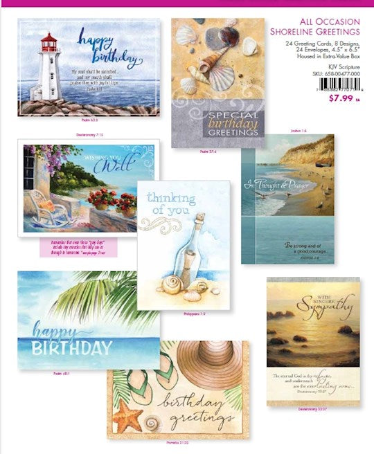 Boxed Cards All Occasion Value - Shoreline Greetings — One Stone ...