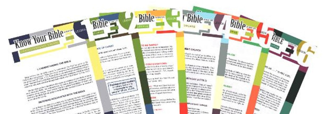 Know Your Bible Correspondence Course Set — One Stone Biblical Resources
