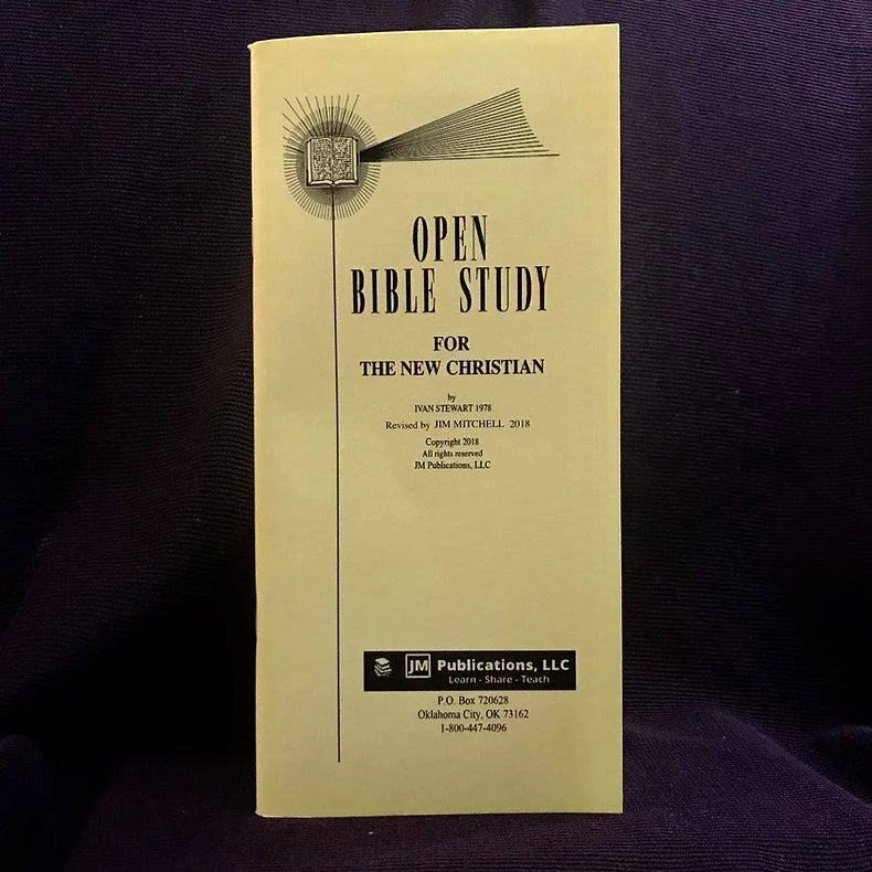 Open Bible Study For New Christians — One Stone Biblical Resources
