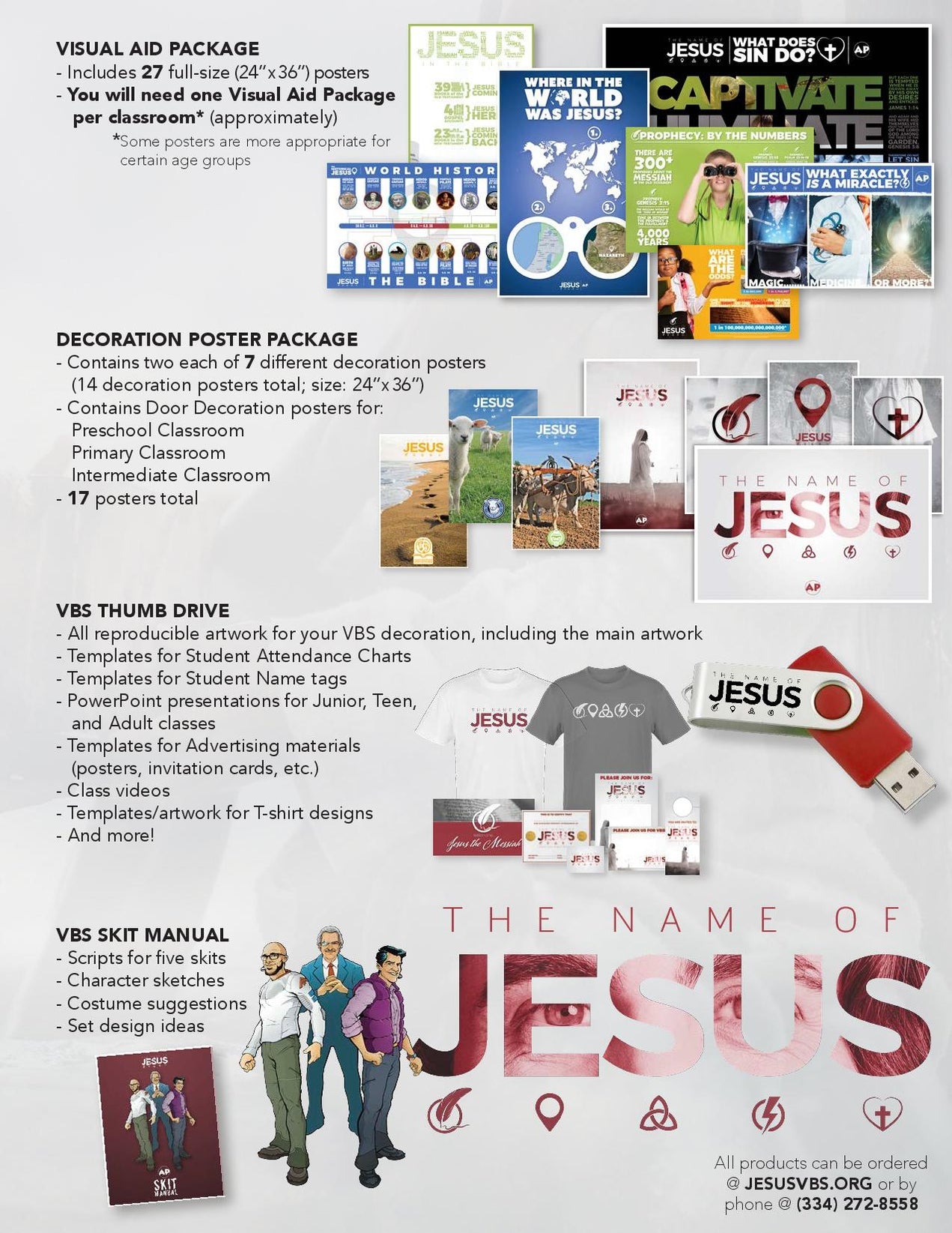The Name of Jesus VBS Sample Kit — One Stone Biblical Resources