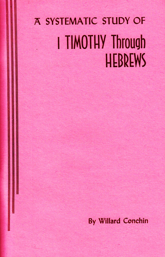 Conchin Workbooks — One Stone Biblical Resources