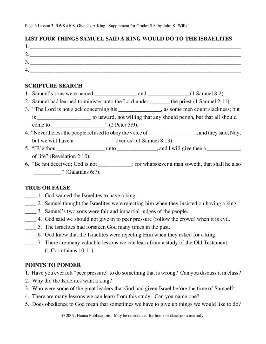 Hanna — One Stone Biblical Resources