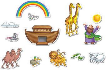 Noah's Ark Bulletin Board Accents — One Stone Biblical Resources