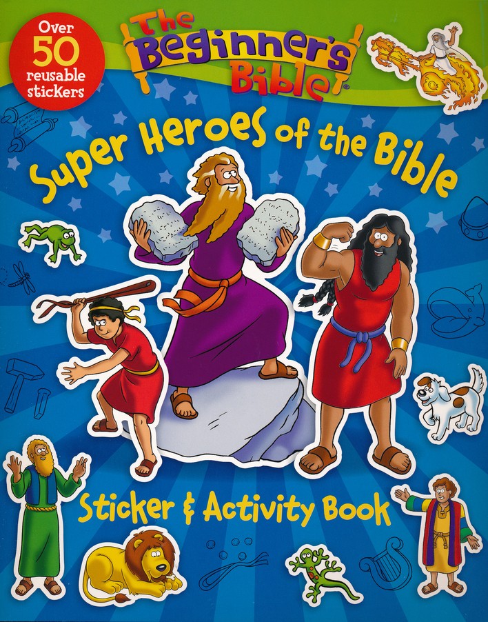 Beginner's Bible Super Heroes of the Bible Sticker & Activity Book ...