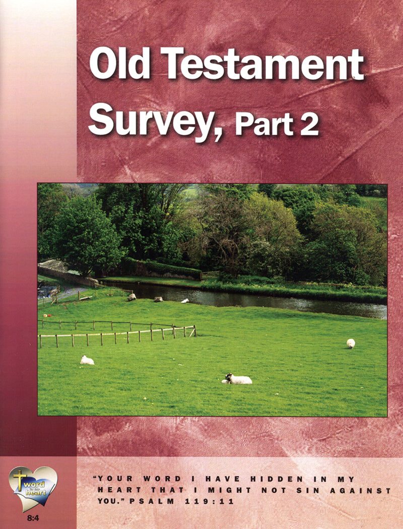 Old Testament Survey, Part 2 (Word in the Heart, 8:4) — One Stone ...