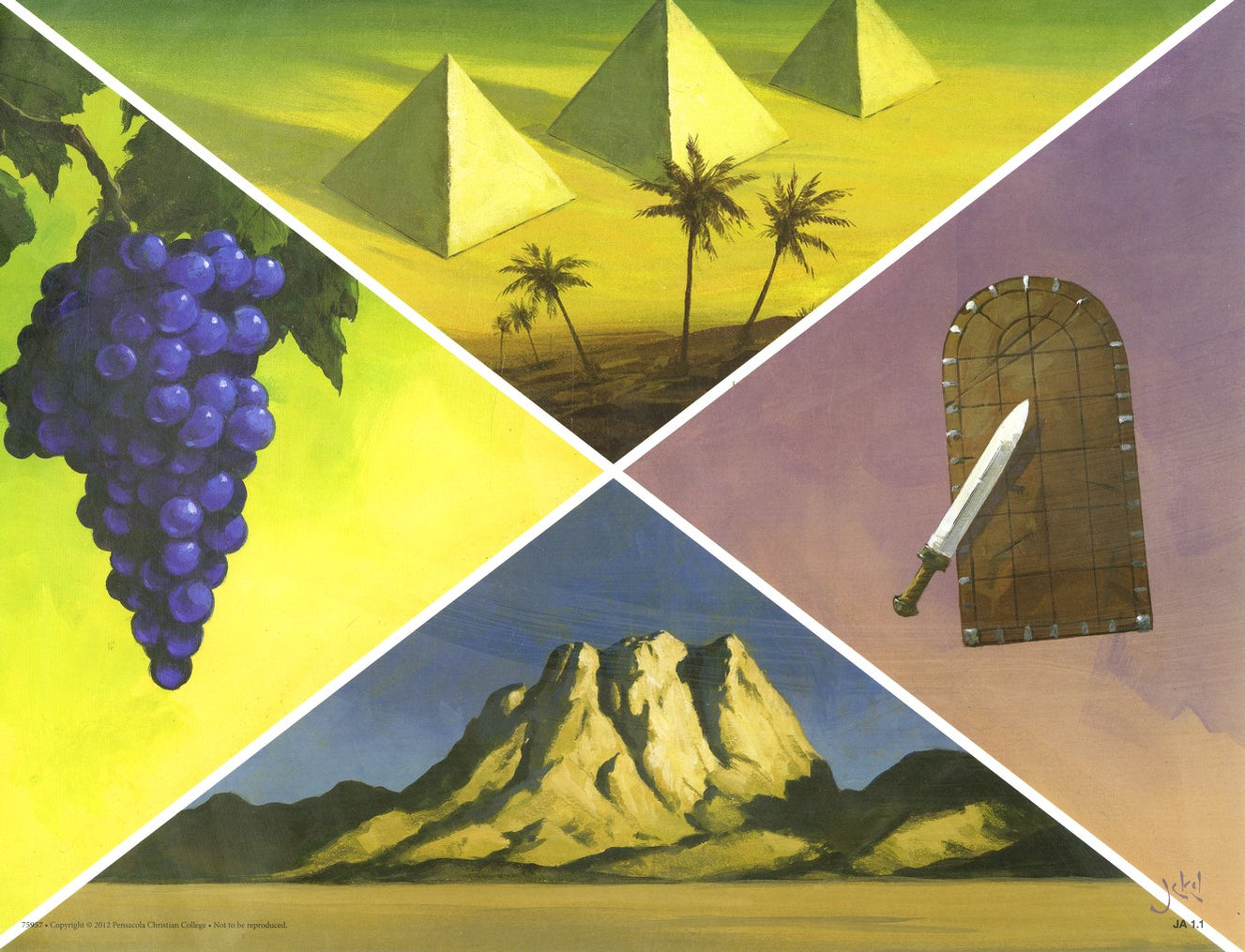 Joshua - Abeka Flash-A-Card — One Stone Biblical Resources