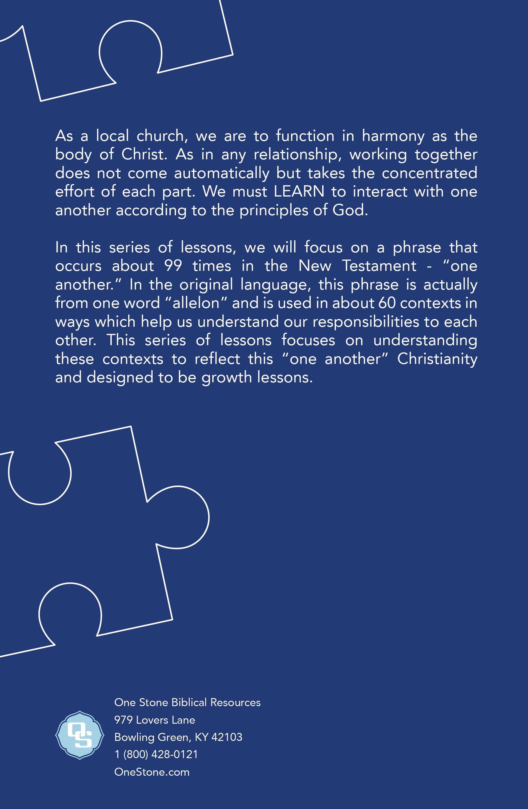 Members of One Another — One Stone Biblical Resources