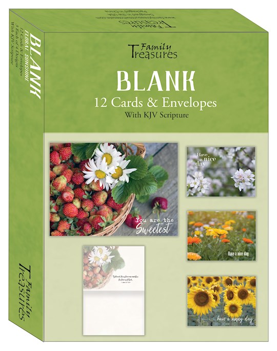 Boxed Cards - Blank: Floral — One Stone Biblical Resources