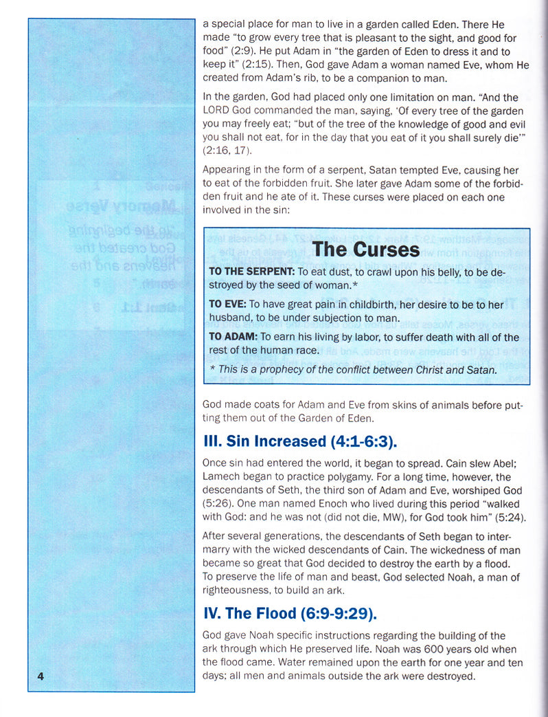 Old Testament Survey, Part 1 (Word in the Heart, 7:3) (top) — One Stone ...