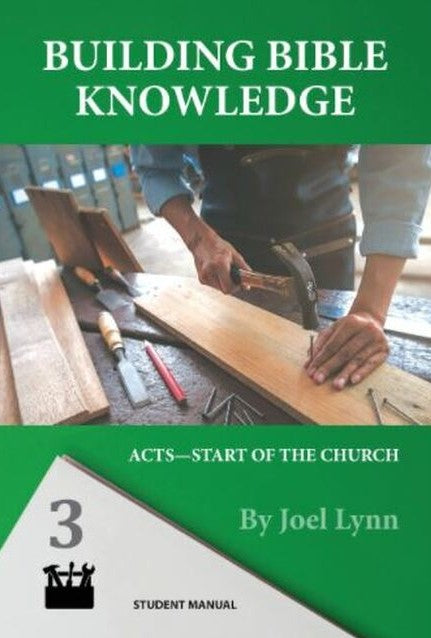 Building Bible Knowledge Book 3: Acts--Start of the Church — One Stone ...