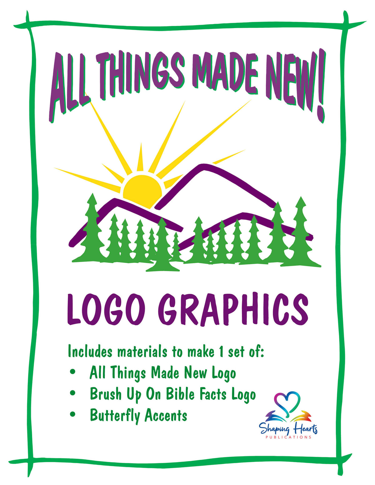 All Things Made New Logo Graphics - Genesis — One Stone Biblical Resources