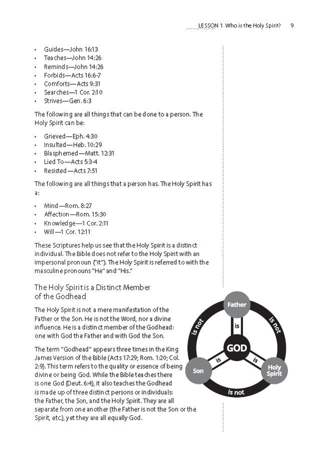 The Holy Spirit — One Stone Biblical Resources