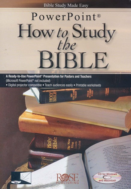 PowerPoint How to Study the Bible — One Stone Biblical Resources