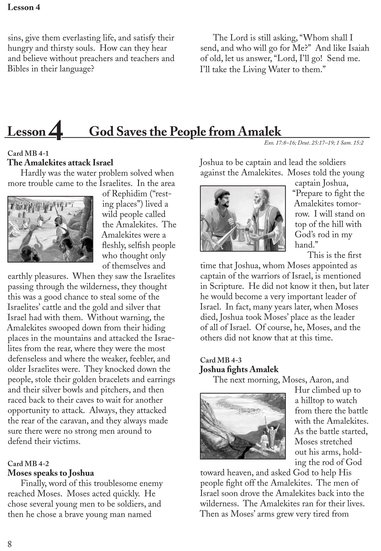 Journey to Sinai (Life of Moses Series 2) - Abeka Flash-A-Card — One ...